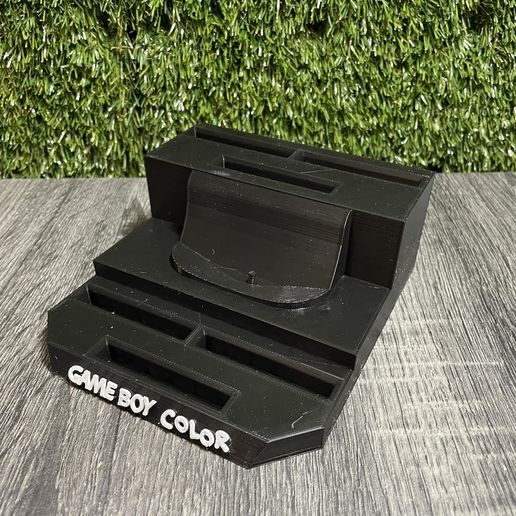 🎨 GAMEBOY COLOR HOLDER / STAND WITH 6 GAME CARTRIDGES CASES・ 3D File ...