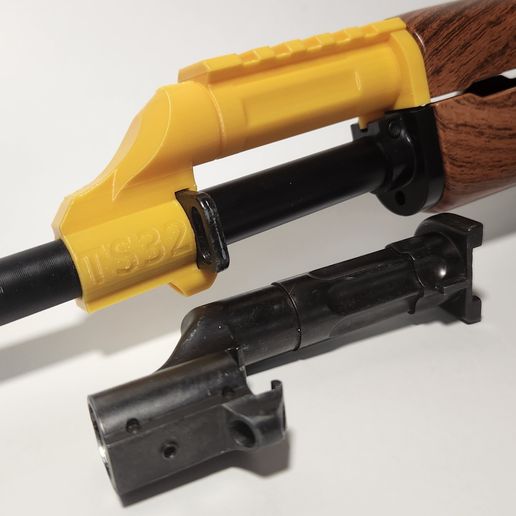 🔫 Airsoft Gas Tube for GameFace AK with Picatinny Rail Versions・ STL ...