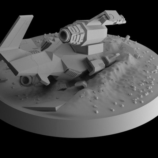 🛩️ stormhawk crash・ STL File for ・Cults