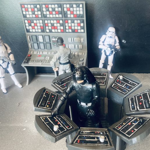 ⭐ Star Wars Death Star Computers for 3.75 scale・ 3D File for 3D ...