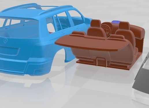 3D file Mercedes Benz GLK 2009 Printable Car 🚗 ・3D printable design to ...