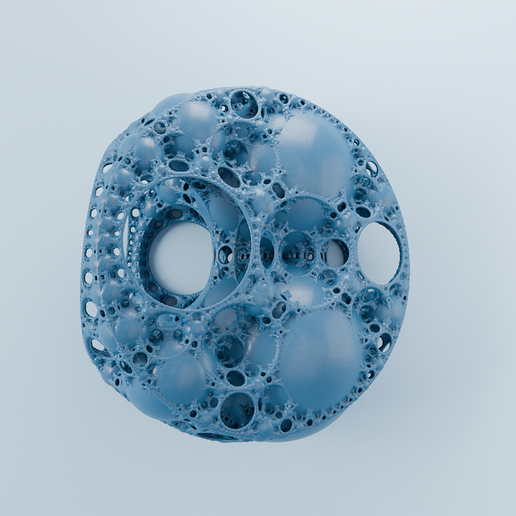 Kleinian fractal・Free STL File for 3D printing・Cults