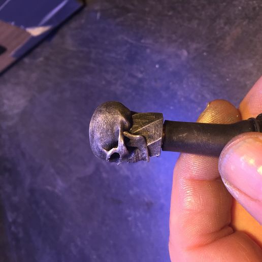 💀 Skull Valve Stem Cap Terminator Death・ STL File for ・Cults