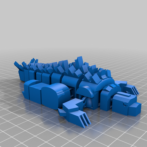 🧞‍♂️ Articulating Godzilla V3・Free 3D File for ・Cults
