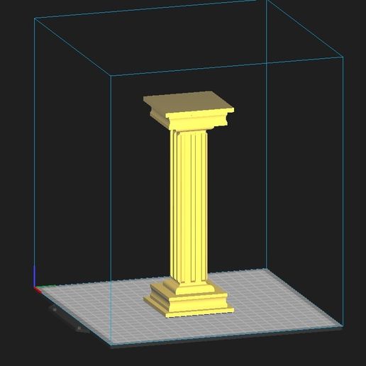 🟪 SQUARE COLUMN・ STL File for 3D printing・Cults