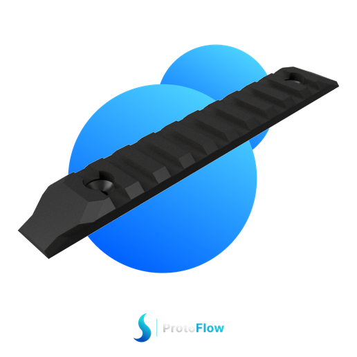 STL file Angular Picatinny Rail - 21 x 100mm 🔫 ・3D printer design to ...