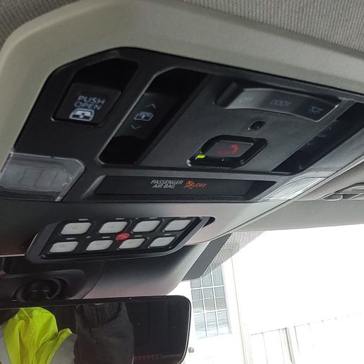 🚗 2022+ Toyota Tundra Overhead Communications Module bezel for AuxBeam ...