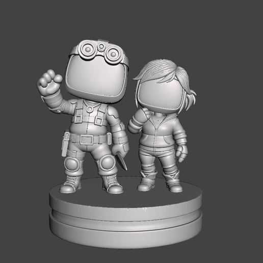 🤖 Astro Bot Sam and Sarah Fisher Splinter cell・ STL File for 3D ...