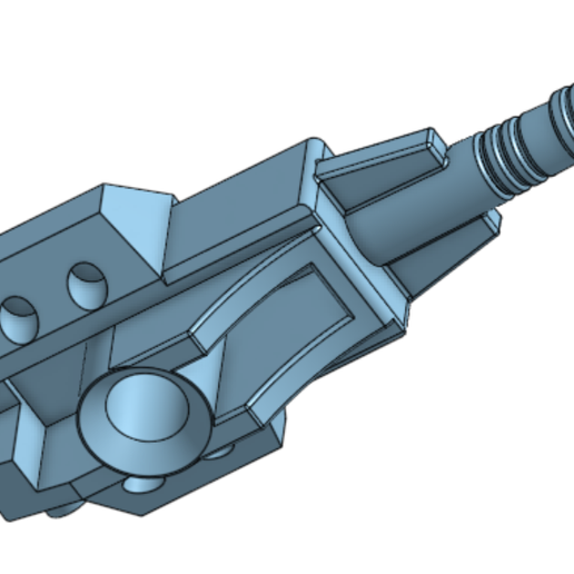 🦣 Zoids Mammoth trunk blaster・Free STL File for 3D printing・Cults