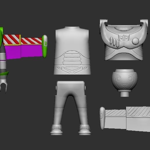 STL file Buzz Lightyear Playmobil ️ (OBJ)・3D printable model to ...