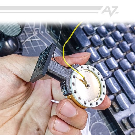 🎤 Universal 34mm Microphone Capsule Mount・ 3D File for 3D printing・Cults