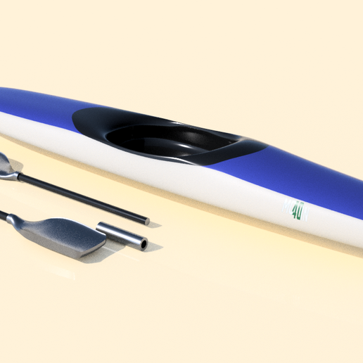 🛶 Kayak with paddels 250 mm・ STL File for 3D printing・Cults
