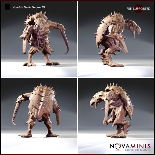 3D file Zombie Hook Horror 01 🧟 ・3D printing template to download・Cults