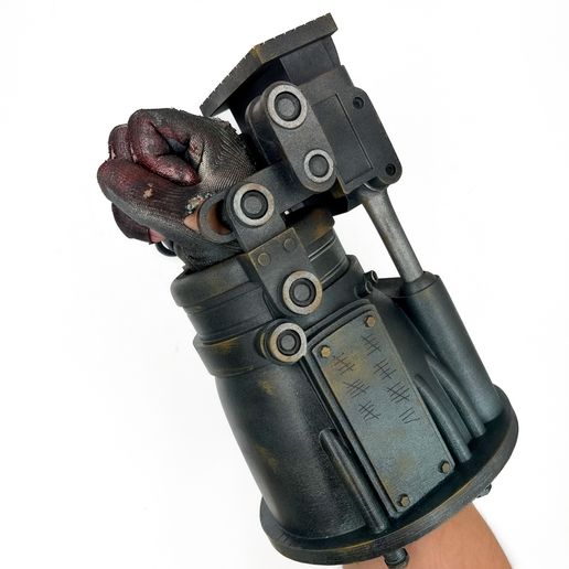 🤜 Power Fist Fallout 3 Replica Prop Cosplay Glove・ 3D File for 3D ...