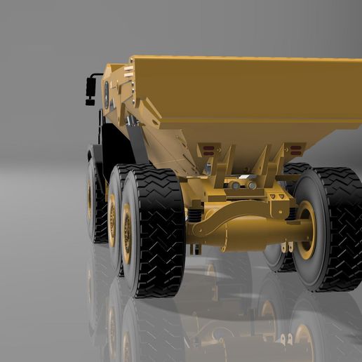🚚 1/14 RC JD 460E Articulated Dump Truck・ STL File for 3D printing・Cults