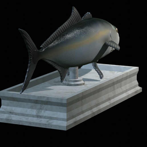 STL file fish greater amberjack / Seriola dumerili statue detailed ...