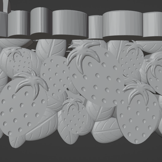 🍓 Strawberry Shelf・Free STL File for 3D printing・Cults