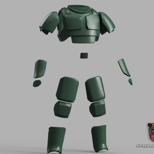 🎭 Cadian Imperial Guardsman Shock Trooper Armor Cosplay Replica 1:1・ STL File for 3D printing・Cults