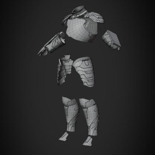 🤓 Predator Armor for Cosplay・ 3D File for 3D printing・Cults