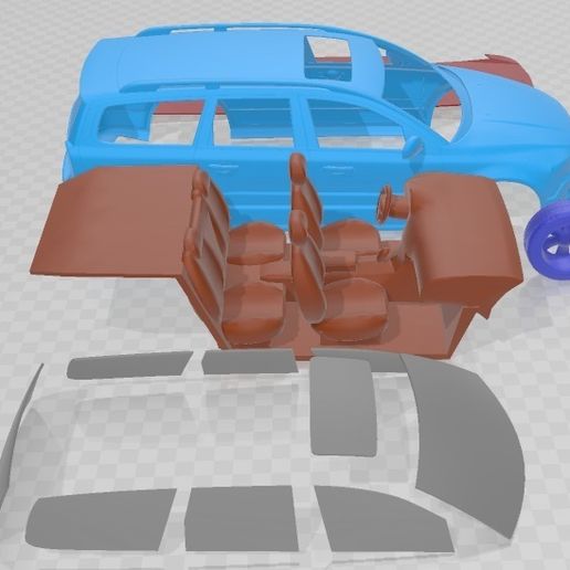 🚗 Volvo XC70 2008 Printable Car・ 3D File for 3D printing・Cults