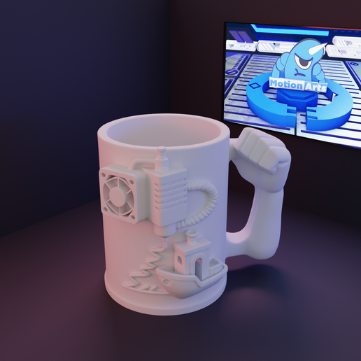 ☕ 3d printed mug・Free STL File for 3D printing・Cults