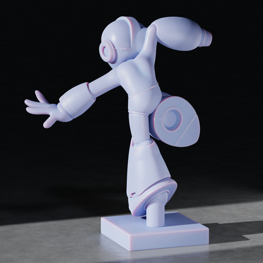 👨 Mega man・ STL File for 3D printing・Cults