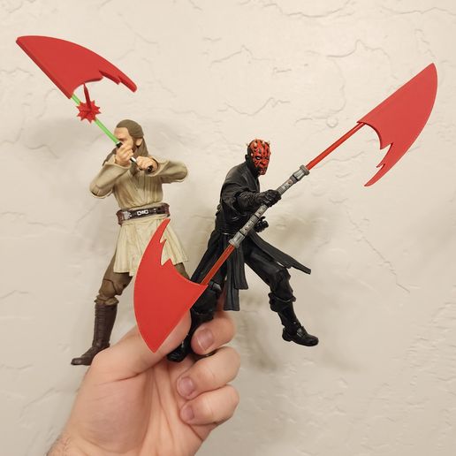 red lightsaber effect