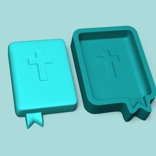 🍫 Holy Bible Mold 01 - Silicon Maker - Template・ STL File for 3D ...