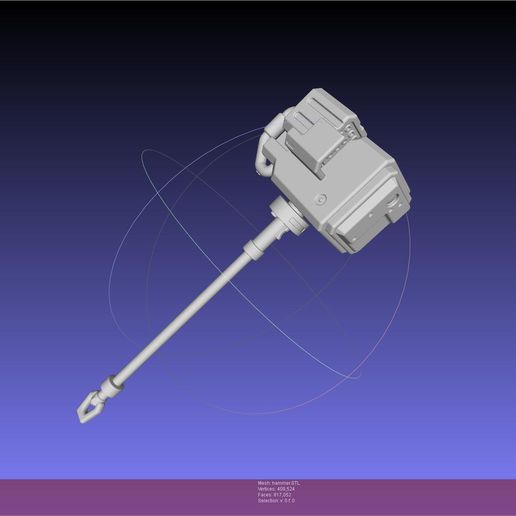 STL file Zenless Zone Zero Koleda Belobog Hammer 🔨 (STEP)・3D print ...