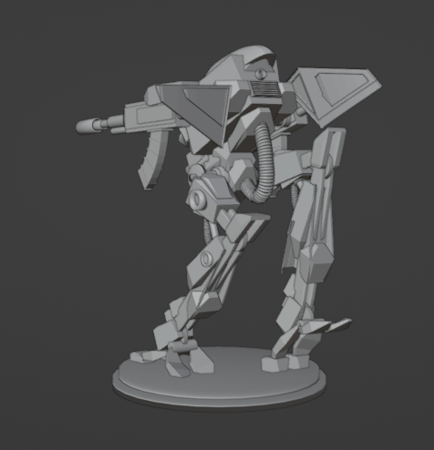 STL file Double Gun Mech 🔫 ・Template to download and 3D print・Cults