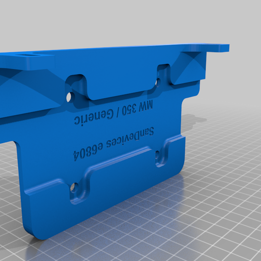 🎄 SanDevices - e6804 Controller PSU Mount・Free 3D File for ・Cults