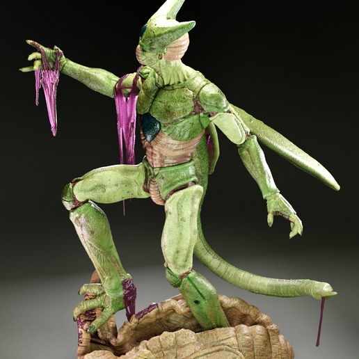 🐉 Cell Imperfect form | Dragon Ball・ 3D File for 3D printing・Cults