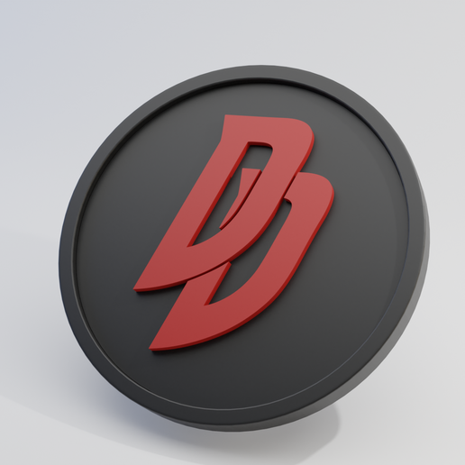 👾 Daredevil Coasters/Token・Free STL File for 3D printing・Cults
