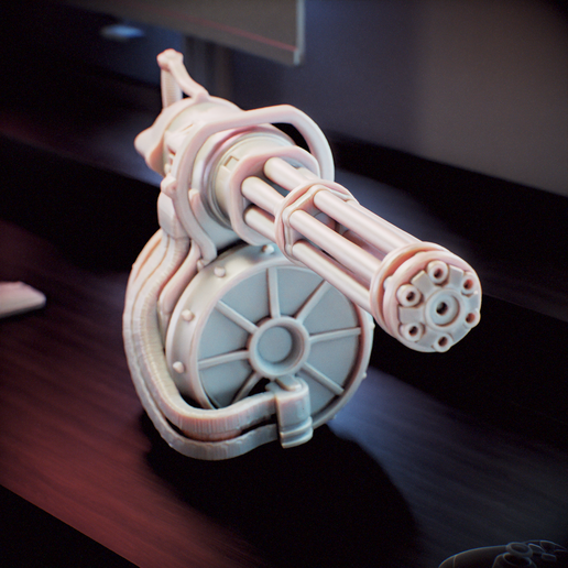 STL file Heavy Ashmaker weapon fallout 4 FanArt - Cañon arma Pesada ...