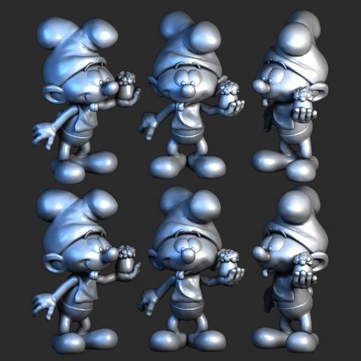 greedy smurf deviantart