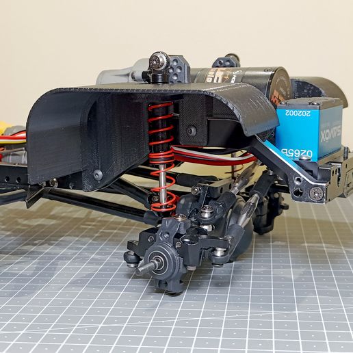 🚗 Front Inner Fenders for Boom Racing BRX01 for Toyota Land Cruiser 70 ...