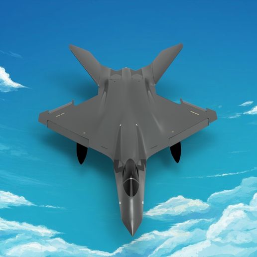 3D file Northrop-McDonnell Douglas YF-23A Black Widow II 🛩️ ・3D printer model to download・Cults