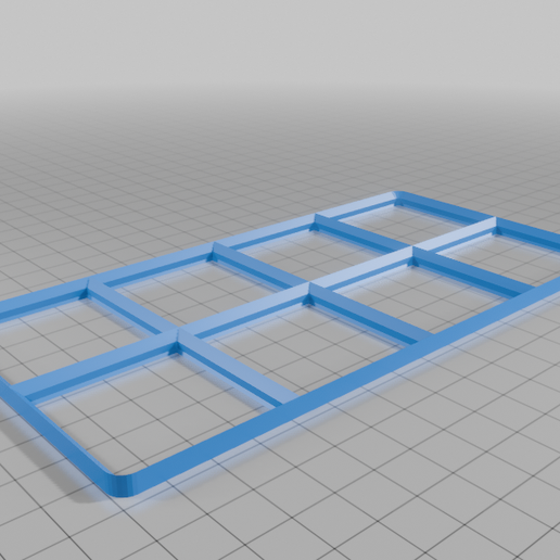 ⚙️ Gridfinity 4x4 baseplate with connector clip・Free 3D File for ・Cults