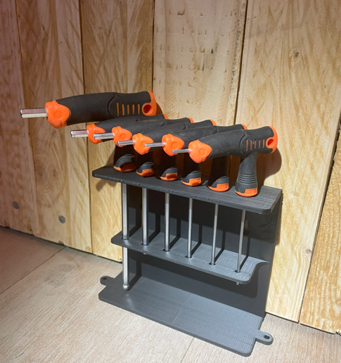 🔑 Allen key storage・ STL File for 3D printing・Cults