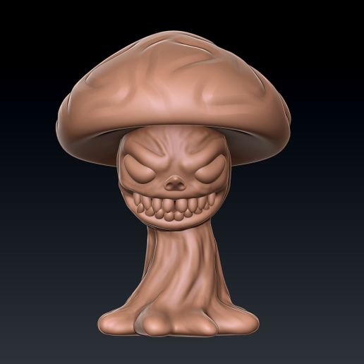STL file Creepy Mushroom Tree | fungi | shroom | Fungus | scary 🍄 ・3D ...