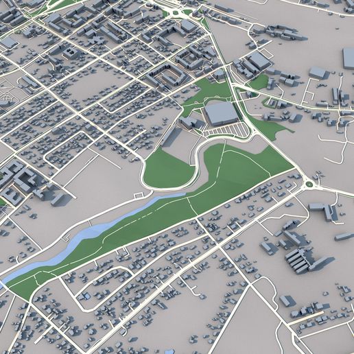 🏙️ Rezekne City Latvia・ STL File for 3D printing・Cults