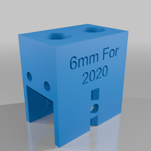 🧞‍♂️ 6mm Drill Guides for 2020 Extrusion with and without T-Nut Guides ...
