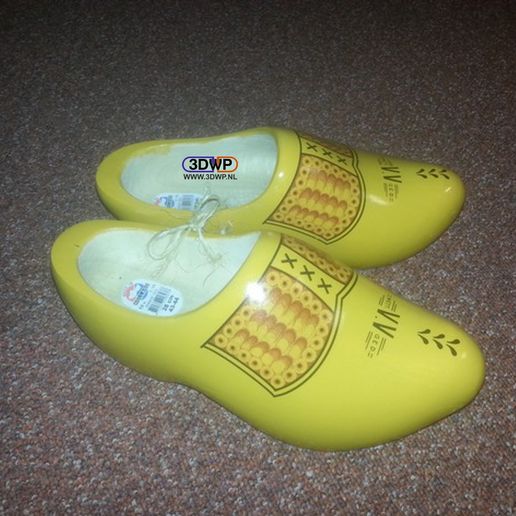 🪵 Wooden Shoes ''Model VV'' (Clogs 3D Scan)・Free STL File for ・Cults