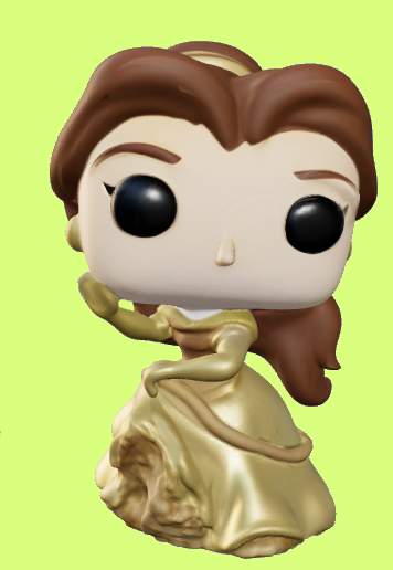 STL file Funko Pop Princess Belle Beauty and the Beast 👸 ・Template to ...