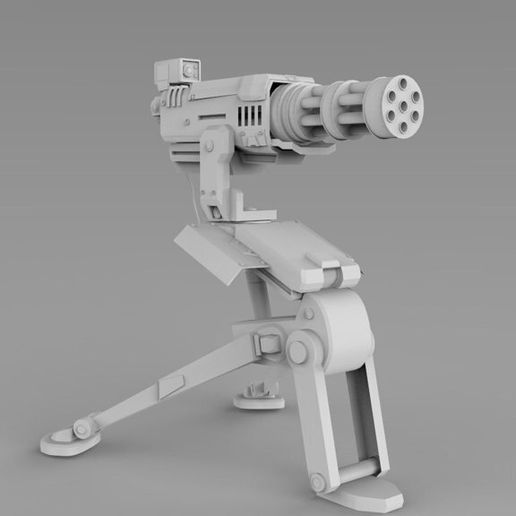 🔫 Machine + Gun・ STL File for 3D printing・Cults