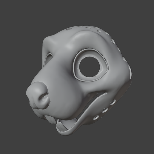 🐀 Rat STL Fursuit Head Base・ 3D File for 3D printing・Cults