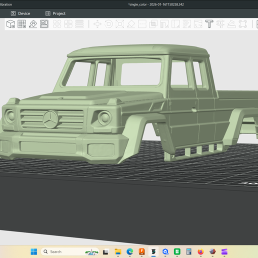 🐚 2017 Mercedes-Benz G550 4×4² Pickup hollow rc shell body, crawler ...