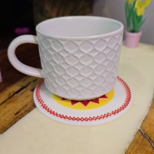 STL file saudi founding day Coaster B 🧞‍♂️ (3MF)・3D printable model to ...