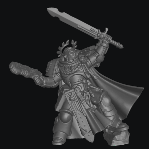 3D file Sm astarte Marine from the space primari captain 🛰 ・3D printing ...