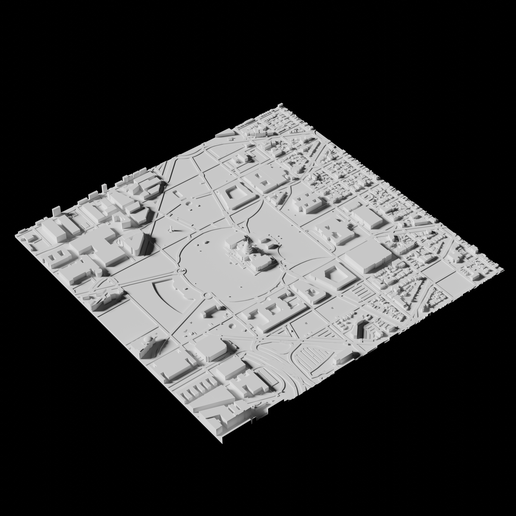 🏙️ Washington DC City 3D Print File | STL file for 3D printing | 3D Map ...